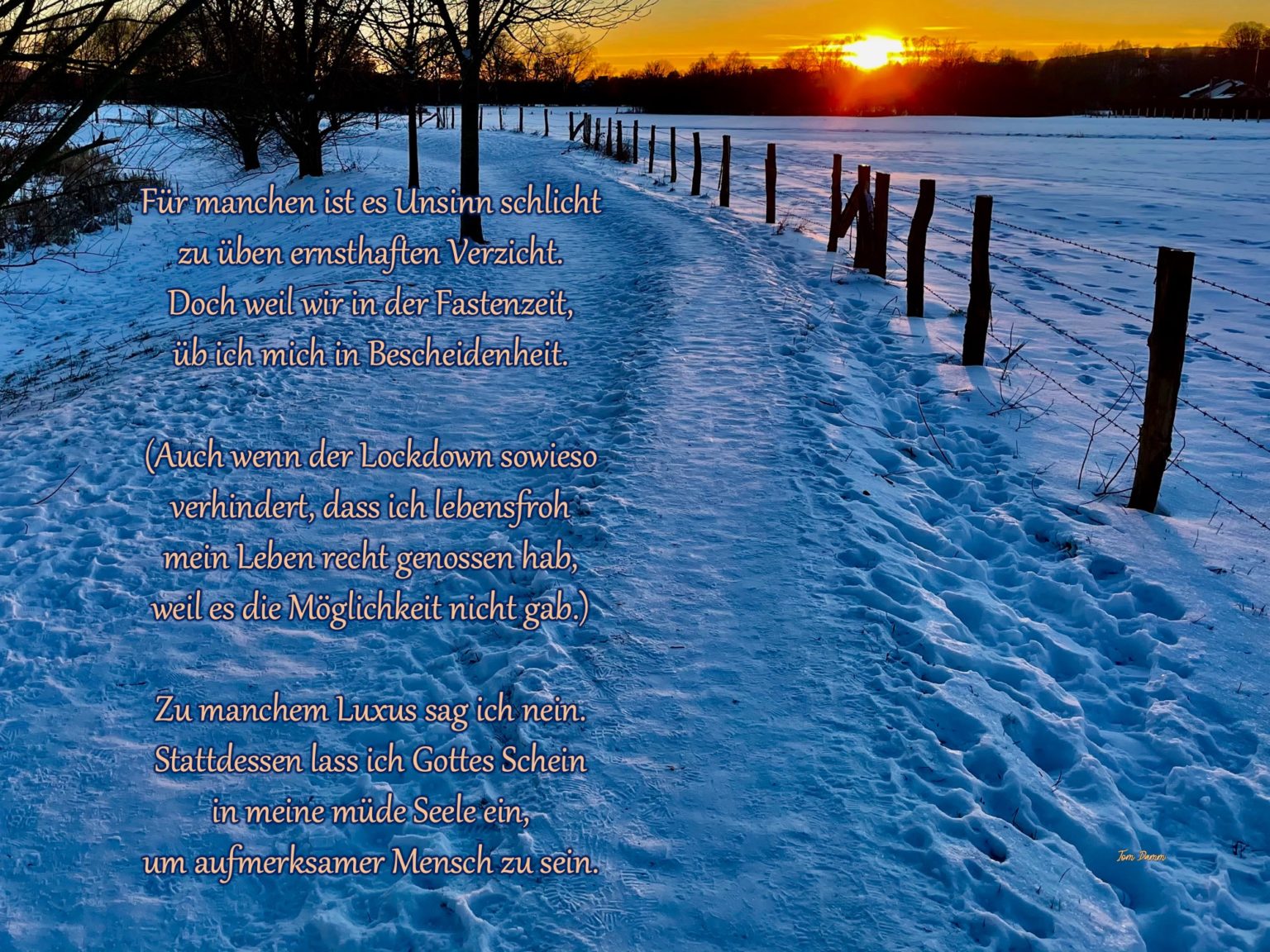 Gedicht zur Fastenzeit - Evangelische Kirchengemeinde Schwerte